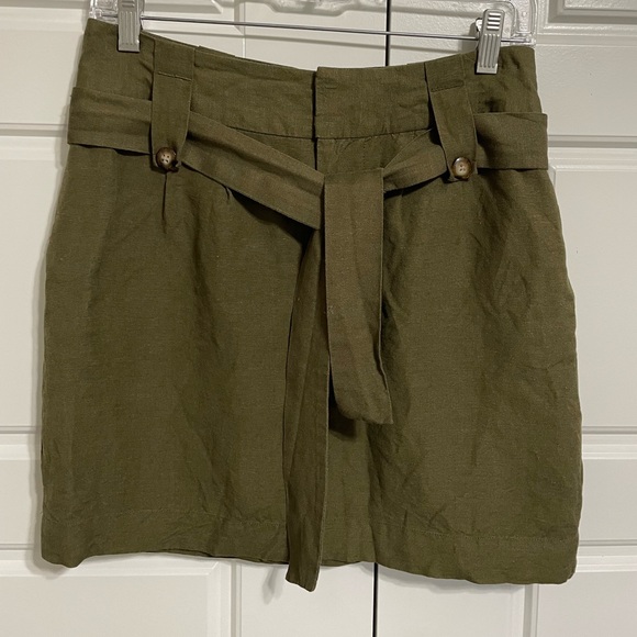 Banana Republic | Skirts | Banana Republic Army Green Pencil Skirt With ...